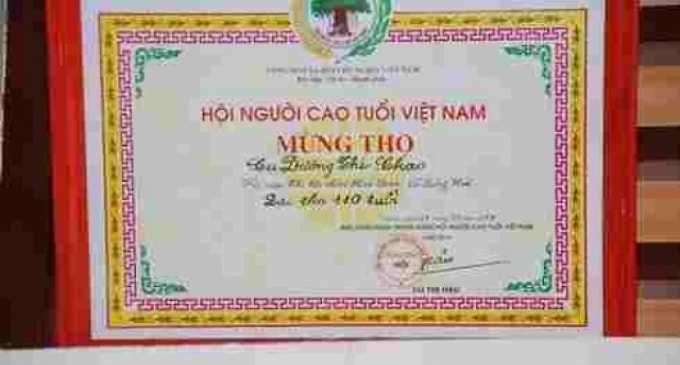 Vĩnh Phúc: Kinh ngạc cụ bà 110 tuổi trời giá rét vẫn tắm nước lạnh