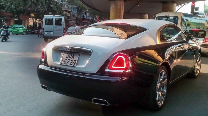 Chạm mặt Rolls-Royce Wraith biển 56789 tại Hà Nội