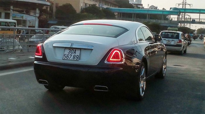 Chạm mặt Rolls-Royce Wraith biển 56789 tại Hà Nội