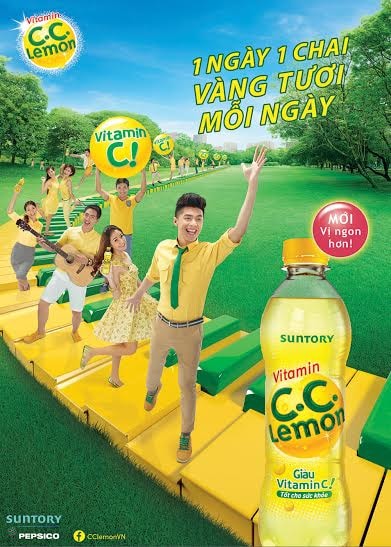 Cty Suntory PepsiCo Việt Nam chính thức ra mắt sản phẩm C.C.Lemon ...