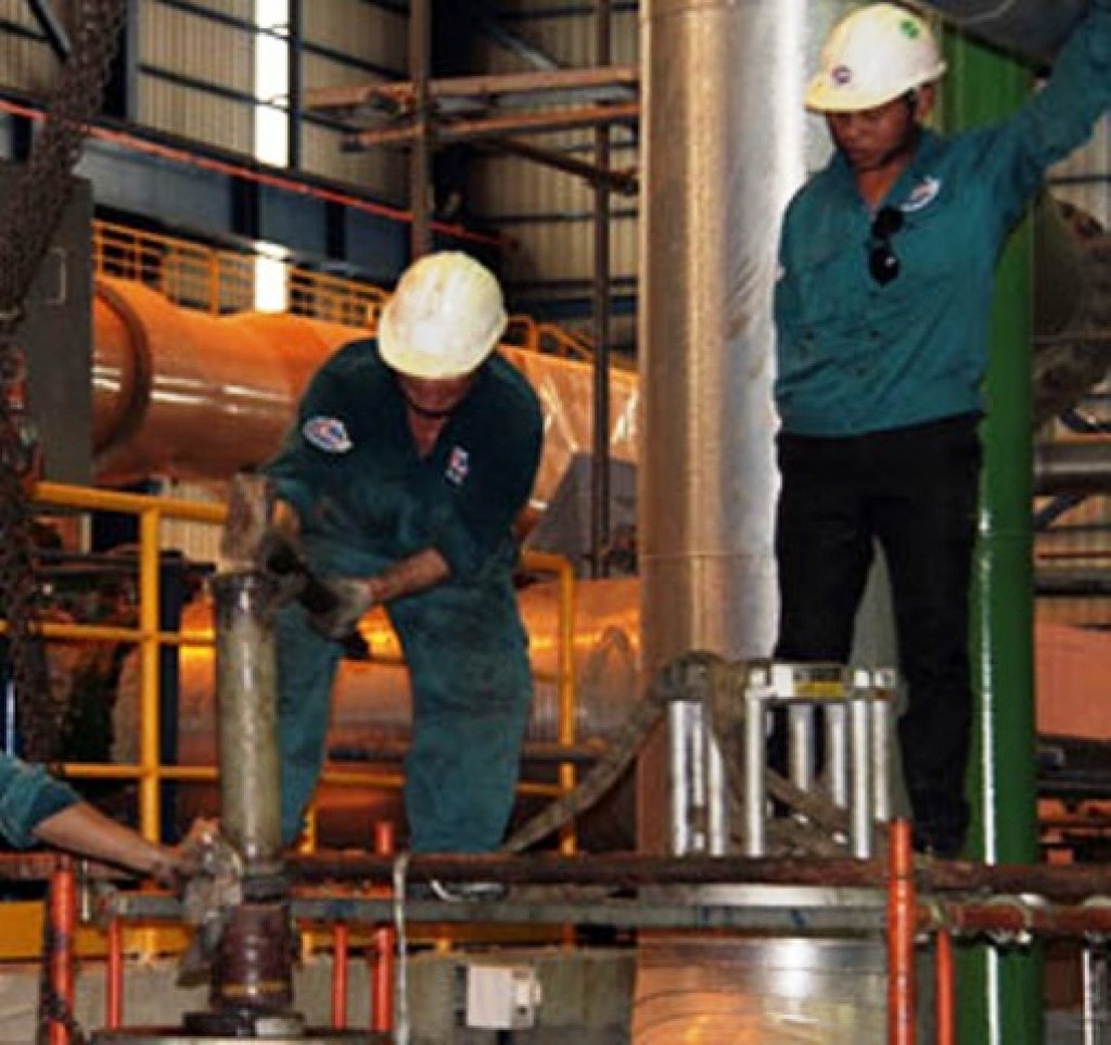Khắc phục tổ máy hư hỏng tại Nhà máy nhiệt điện Vũng Áng 1