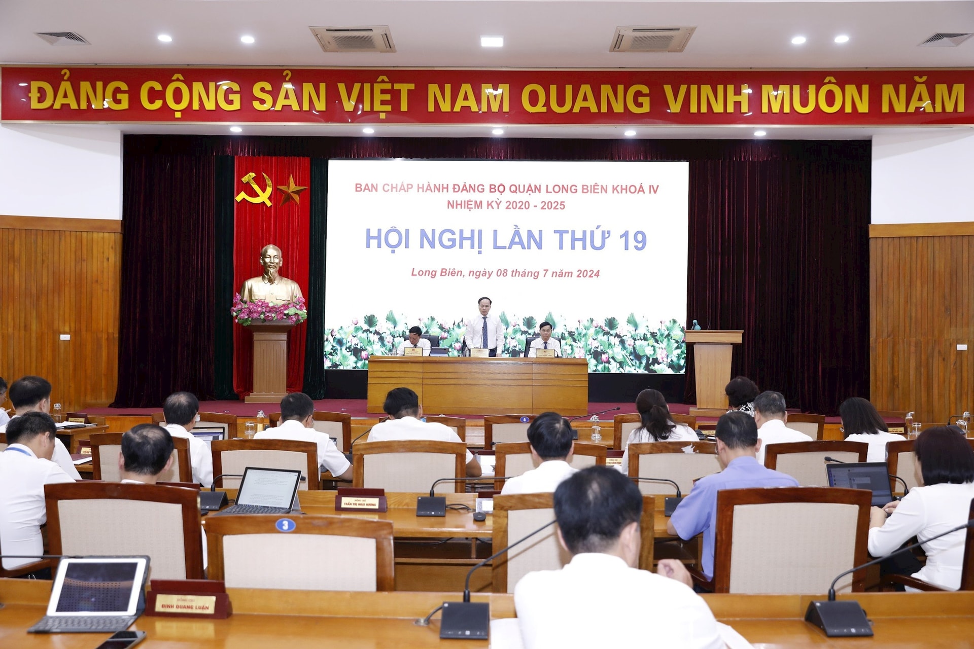 Quận Long Biên: Thu ngân sách nhà nước 6 tháng ước đạt 7.723 tỷ đồng