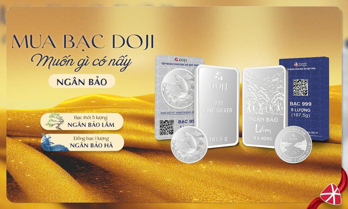 Lợi thế của DOJI khi tham gia vào thị trường bạc đang rất hấp dẫn nhà ...