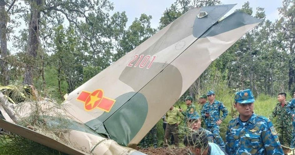 Hiện trường máy bay Yak-130 bị tai nạn tại Vườn Quốc gia Yok Đôn